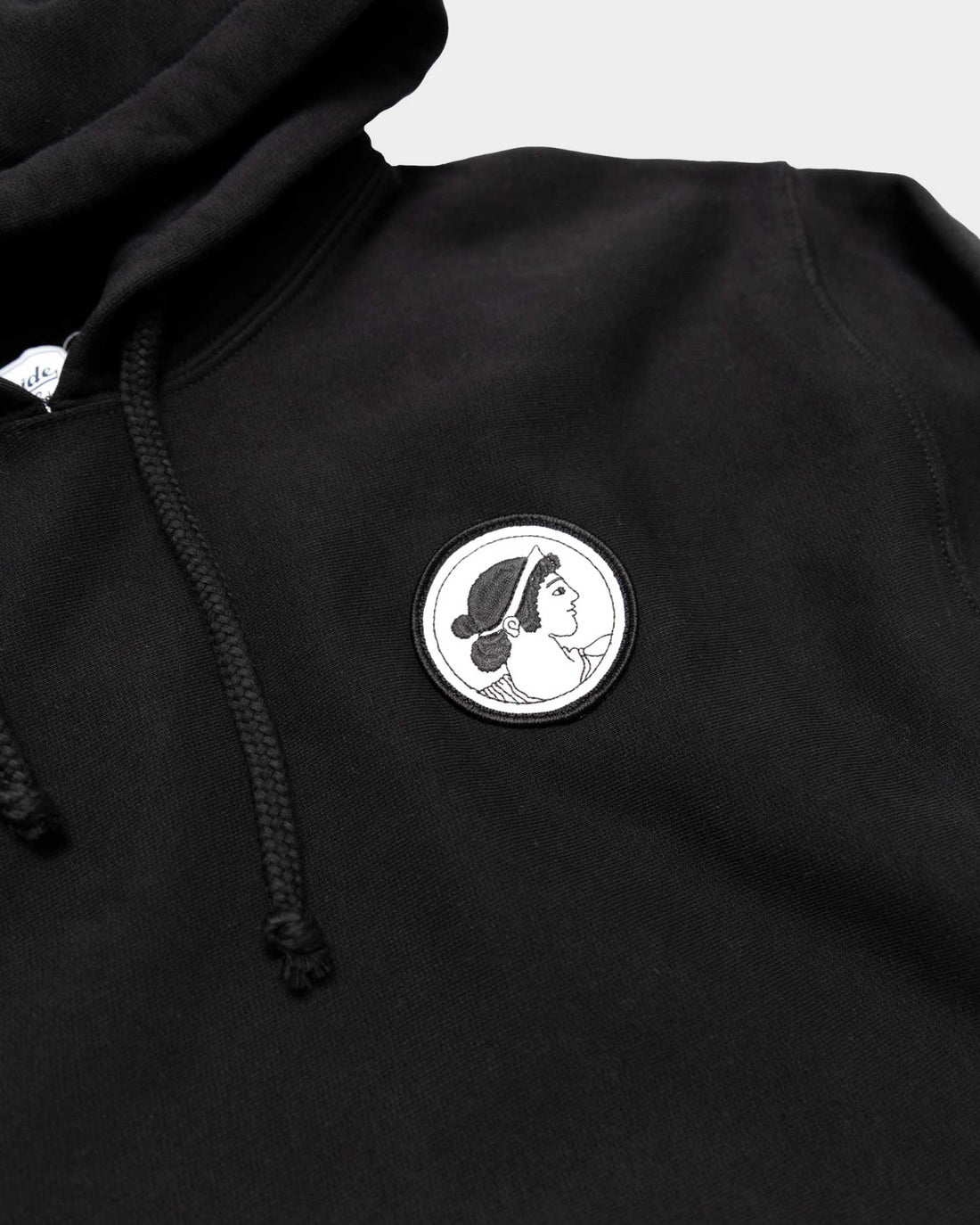 Heroine Patch Hoodie Black