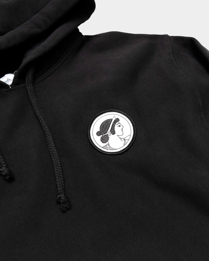 Heroine Patch Hoodie Black
